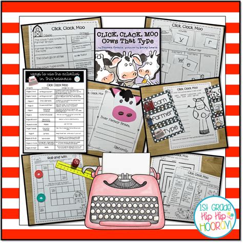 Book Companion For Click Clack Moo Cows That Type