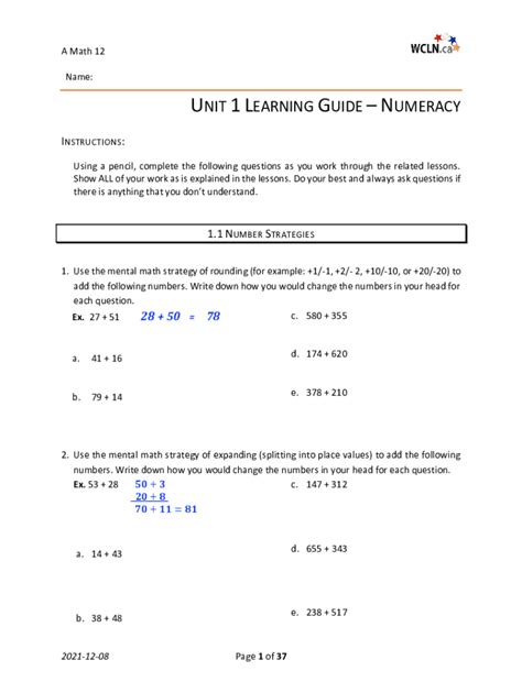 Fillable Online Formative Assessment Activities Can They Do The Math Fax Email Print Pdffiller