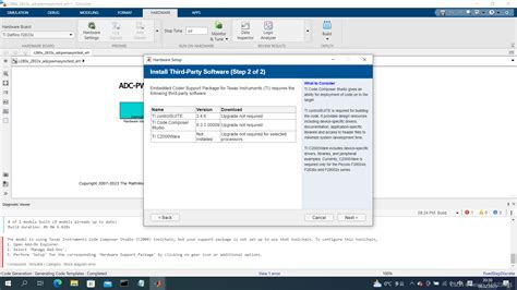 matlab2021b离线安装embedded coder support package ti c2000 并模型自动代码生成ccs工程