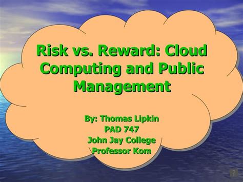 Cloud Computing Powerpoint Ppt Cloud Computing Internet