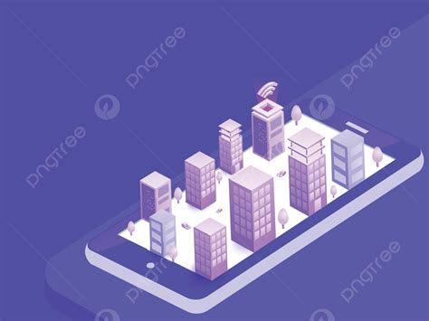 智能手機屏幕展示智慧城市的未來等距建築 向量 應用程序 辦公室 現代的向量圖案素材免費下載，png，eps和ai素材下載 Pngtree