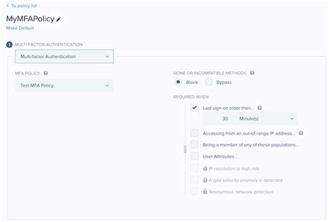 Enabling The Mfa Setup Prompt Pingfederate Integrations