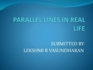 Parallel Lines In Real Life PPTX
