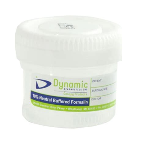Dynamic Diagnostics Prefilled Formalin Container 20 Ml Fill In 40 Ml Goodearth Products