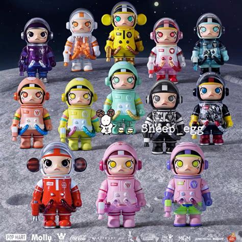 『現貨』羊蛋蛋 盒玩 正版 泡泡瑪特 Pop Mart Mega Molly 茉莉女孩 宇航員 100 二代系列 盲盒 蝦皮購物