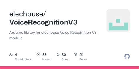 Github Elechousevoicerecognitionv3 Arduino Library For Elechouse