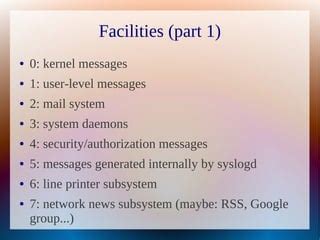 Configuring Syslog By Octavio PPT