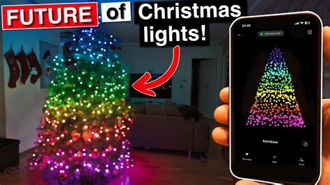 Twinkly Gen Ii 600 Smart Lights App Controlled Christmas Lights Setup And Review Youtube