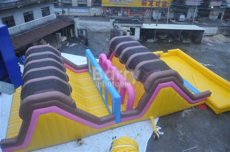 Custom Amusement Amazing Adults Inflatable Obstacle Course With