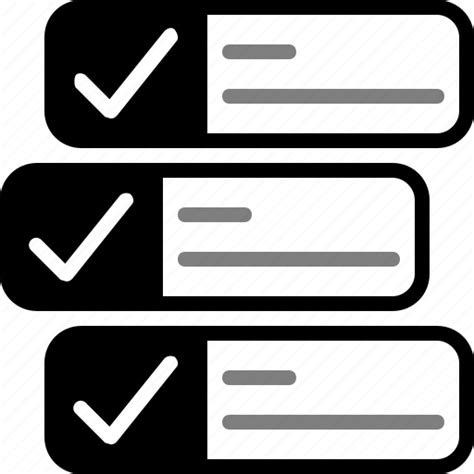 Checklist Document Checkbox List Agreement Contract Feedback Icon