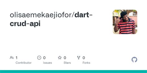 github olisaemekaejiofor dart crud api