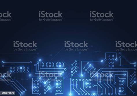 기술 회로 보드 텍스처와 추상적인 배경입니다 전자 마더보드 그림입니다 통신 및 공학 개념입니다 벡터 일러스트 레이 션 0명에