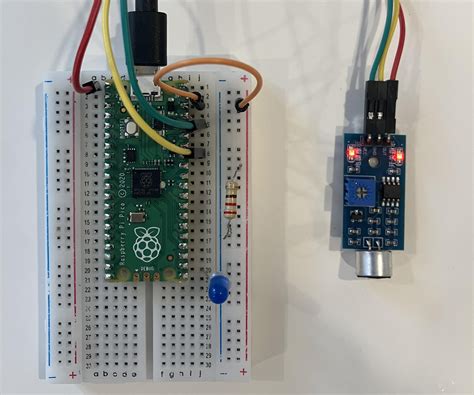 Sound Sensitive Led Lights Using Raspberry Pi Pico 6 Steps Instructables