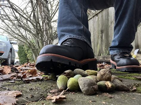 Logger Boot Crush Stomp Fruit ThisVid