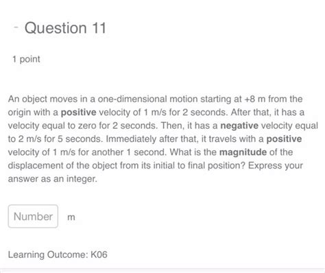 Solved An Object Moves With The Acceleration Shown In The Chegg