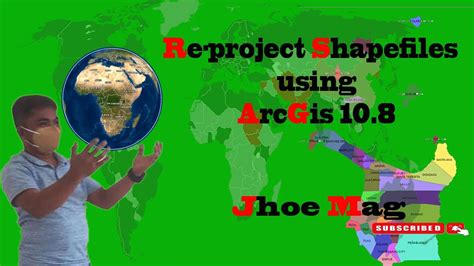 How To Re Project Shapefiles Using Arcgis 108 Youtube