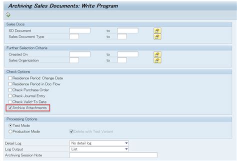 sd archiving archive attachment of sd documents sap community