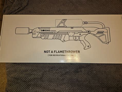 Boring Company Not A Flamethrower 18474 And Matching Fire Extinguisher