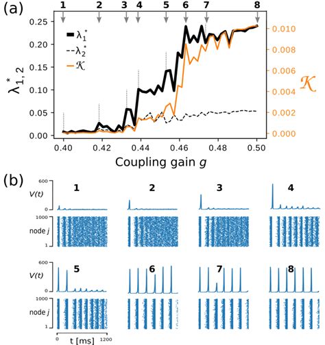 Synchronizaiton Analysis For N 1000 Pulse Coupled Izhikevich Neuron Download Scientific