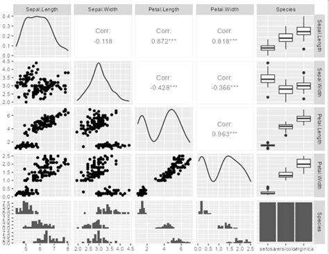 Plot All Pairs Of Variables In R Data Frame Based On Column Type