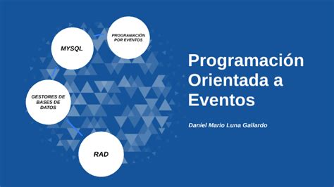 Programacion Orientada A Eventos By Daniel Lg On Prezi