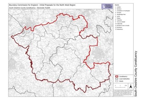 Boundary Commission For Englands Review Of Constituencies In Cheshire