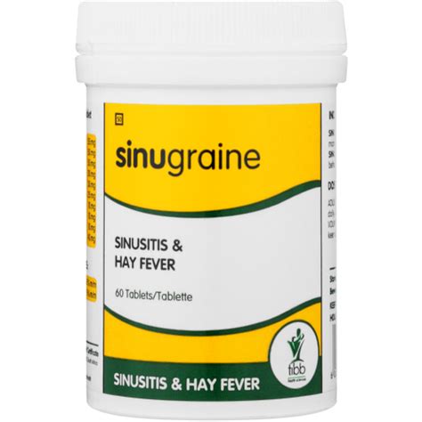 Sinugraine Sinusitis And Hay Fever Tablets 60 Tablets Clicks