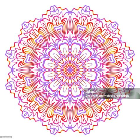 라운드 패턴 꽃 만다라입니다 원형 꽃 장식입니다 전설 장식 벡터 일러스트 레이 션 0명에 대한 스톡 벡터 아트 및 기타 이미지 0명 꽃 식물 만다라 Istock