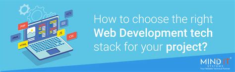 how to choose the right web development tech stack for your project