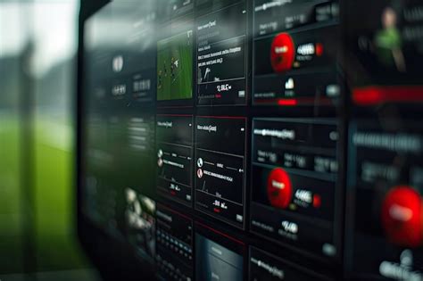 Premium Photo Dynamic And Robust Ui Design For A Sports Stats Application