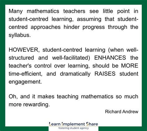 Learn Implement Share On Linkedin Matheducation Mathsteacher