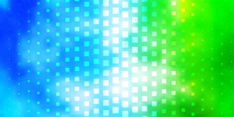 Light Blue Green Vector Template In Rectangles Abstract Gradient Illustration With Rectangles