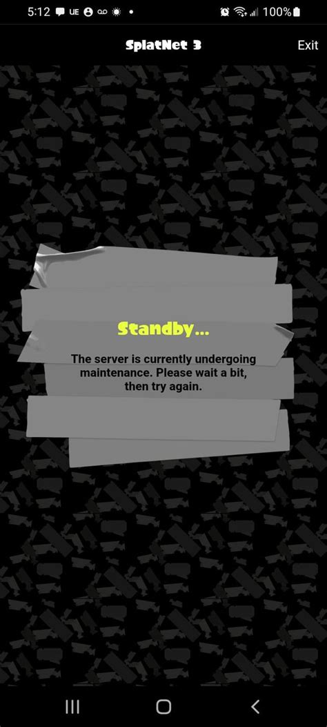 Anyone Else Encountering This Issue When Accessing Splatnet 3 Rsplatoon