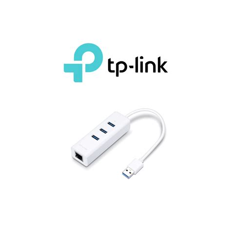 TP LINK UE330 USB 3 0 3 Port Hub Gigabit Ethernet Adapter 2 In 1 USB