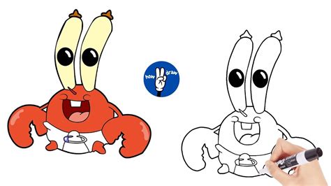 How To Draw Mr Krabs From Spongebob Squarepants In Easy Steps Youtube