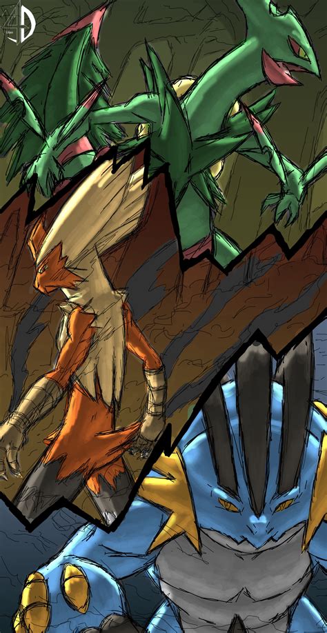 Pokemon Hoenn Starters Wallpaper