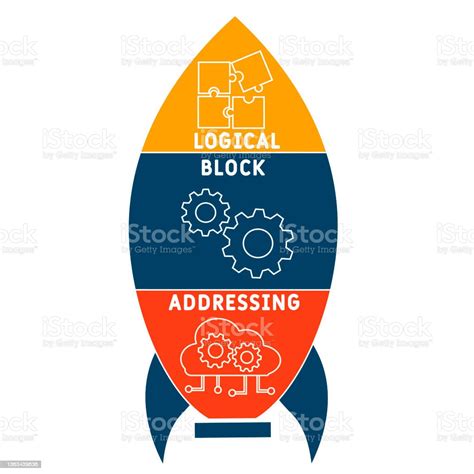 lba logical block addressing acronym stock illustration download