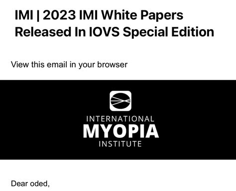 Oded Zvibach Boptom Eaoo On Linkedin Myopia Evidencebased