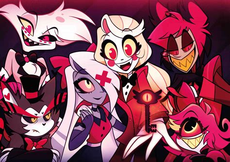 Plakát A3 Hazbin Hotel Husk Angel Dust Vaggie Charlie Alastor Za 90 Kč Allegro