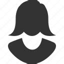 User Woman Profile Settings Icon Download On Iconfinder
