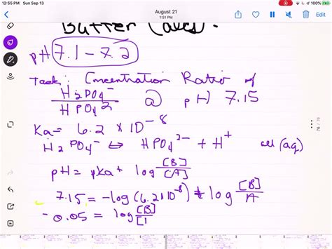 Solved Phosphate Buffers Are Important In Regulating The Ph Of Intracellular Fluids At Ph Values