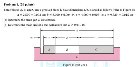 Solved Problem Points Three Blocks A B And C And A Chegg Com