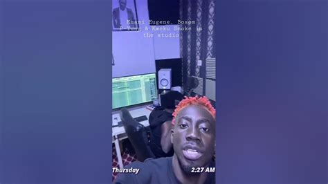 Kuami Eugene Bosom P Yung And Kweku Smoke Hit The Studio 🔥 Take Away