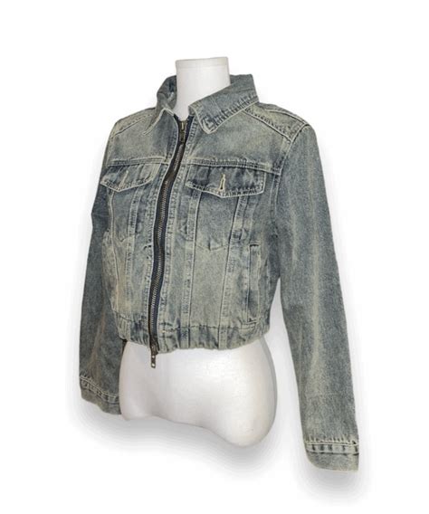 Crop Denim Jacket 에이블리