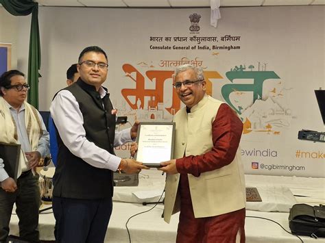 Dr Shashank Vikram Consul General Of Sajda Festival Uk Facebook