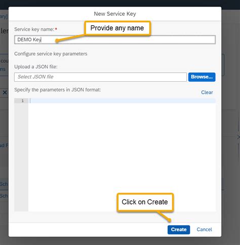 Create Hdi Container Instance And The Service Key Sap Community