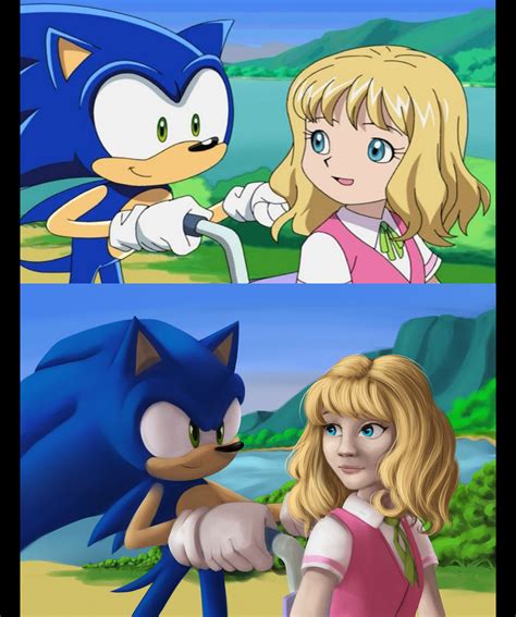 Redraw Sonic And Helen By Ailatf On Deviantart