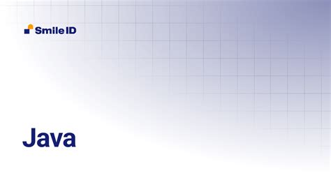 Java Smile Id