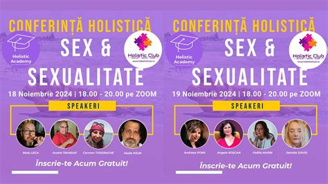 Conferinta Sex Si Sexualitate 2024 Holisticacademy Ro YouTube