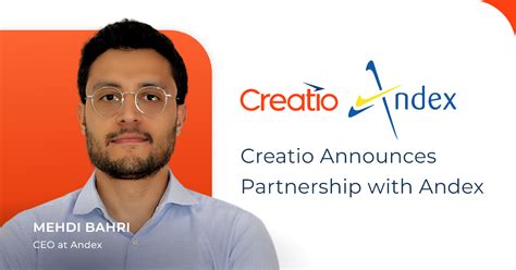 Creatio And Andex Join Forces To Redefine Workflow Automation With No Code For More Businesses